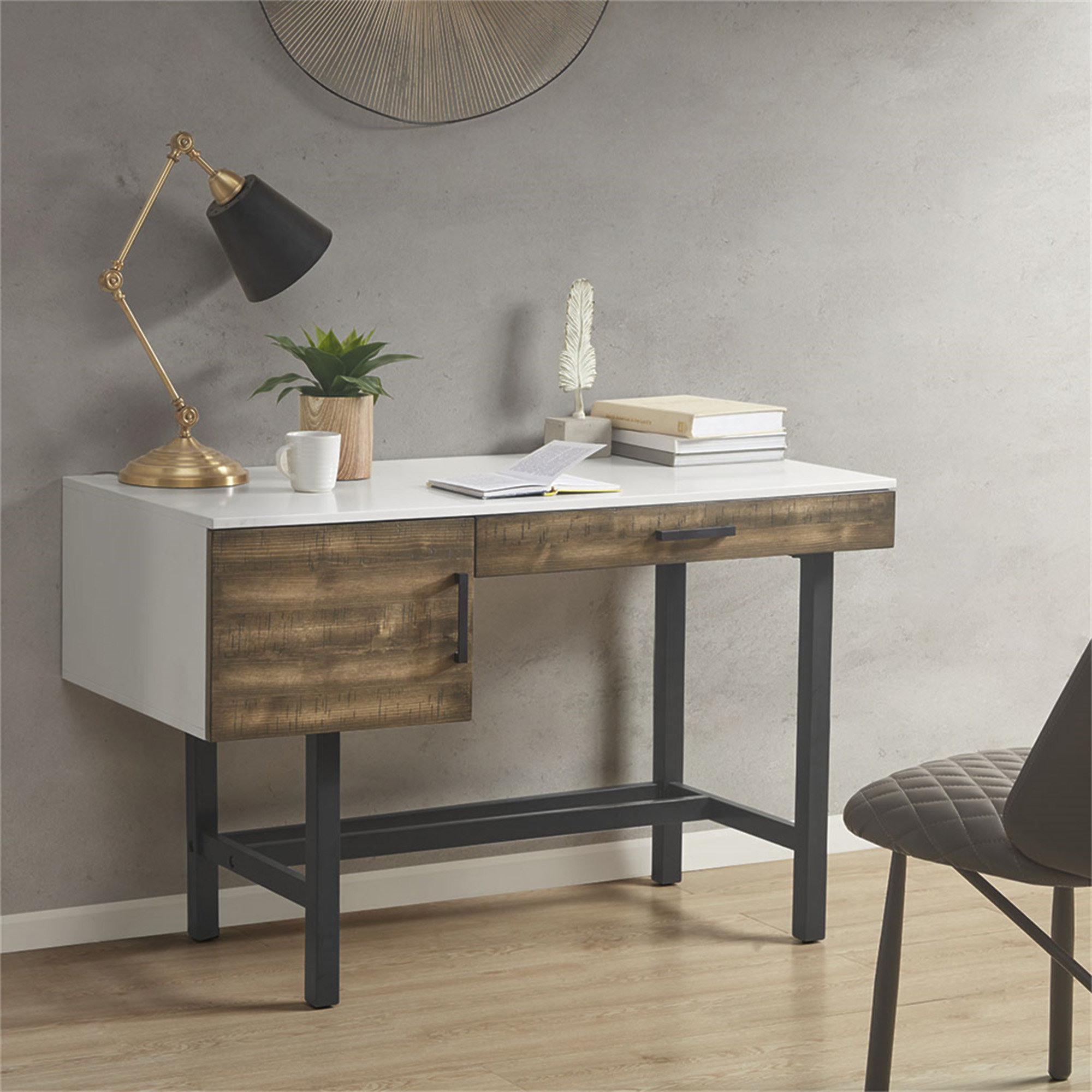 Latitude Run® Writing Desk With Drawer | Wayfair