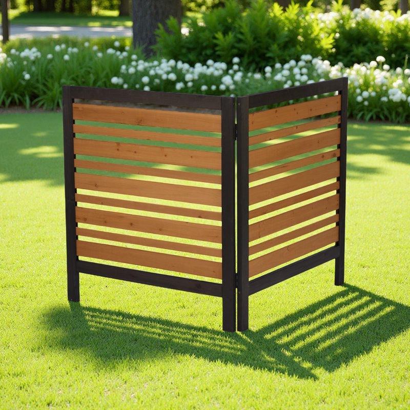 Line Apparel ecommerce Double Panel Outdoor Wooden Fence | Wayfair