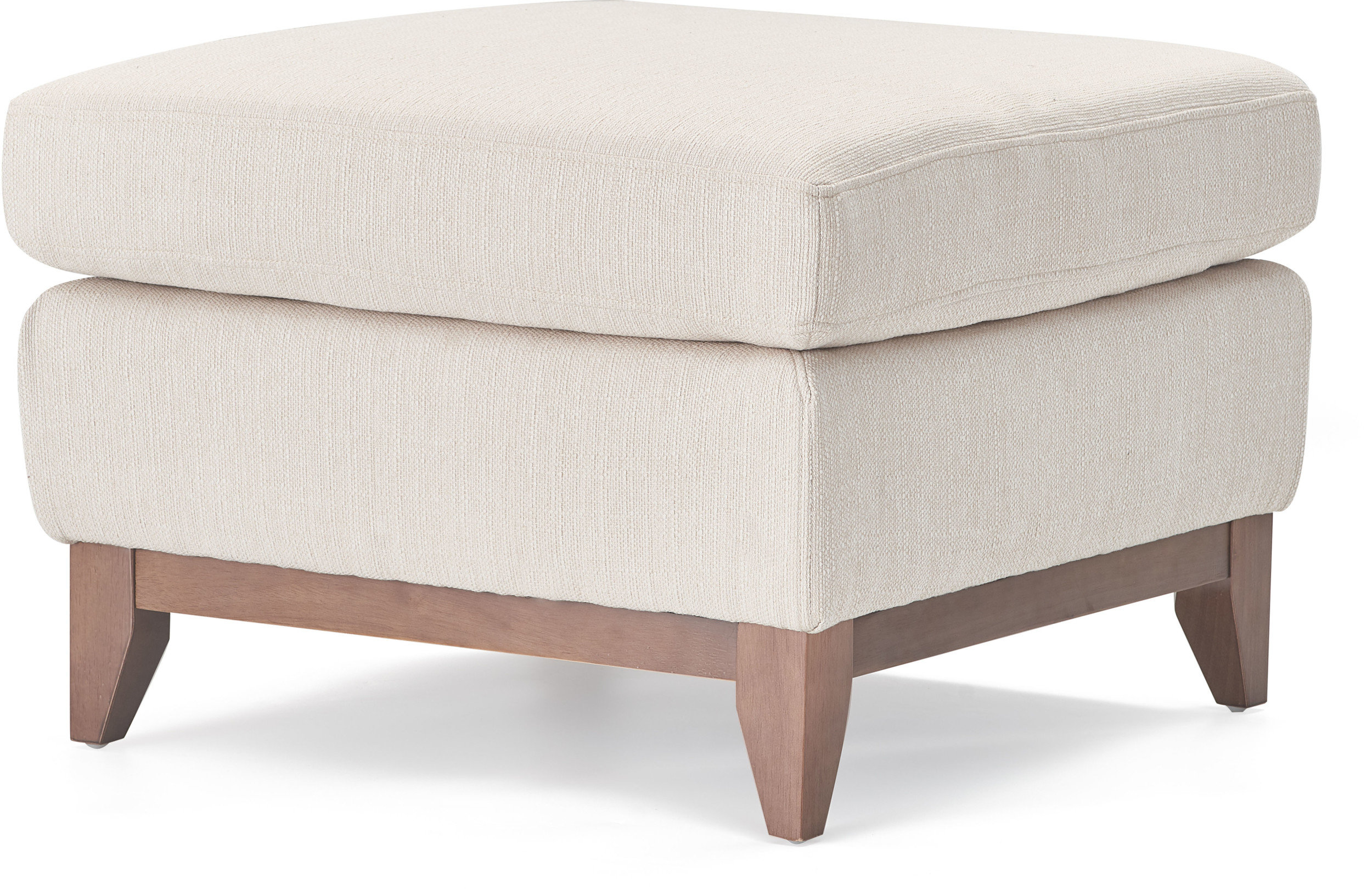 Finch Maxwell Maxwell Square Ottoman With Solid Wood Legs & Reviews ...