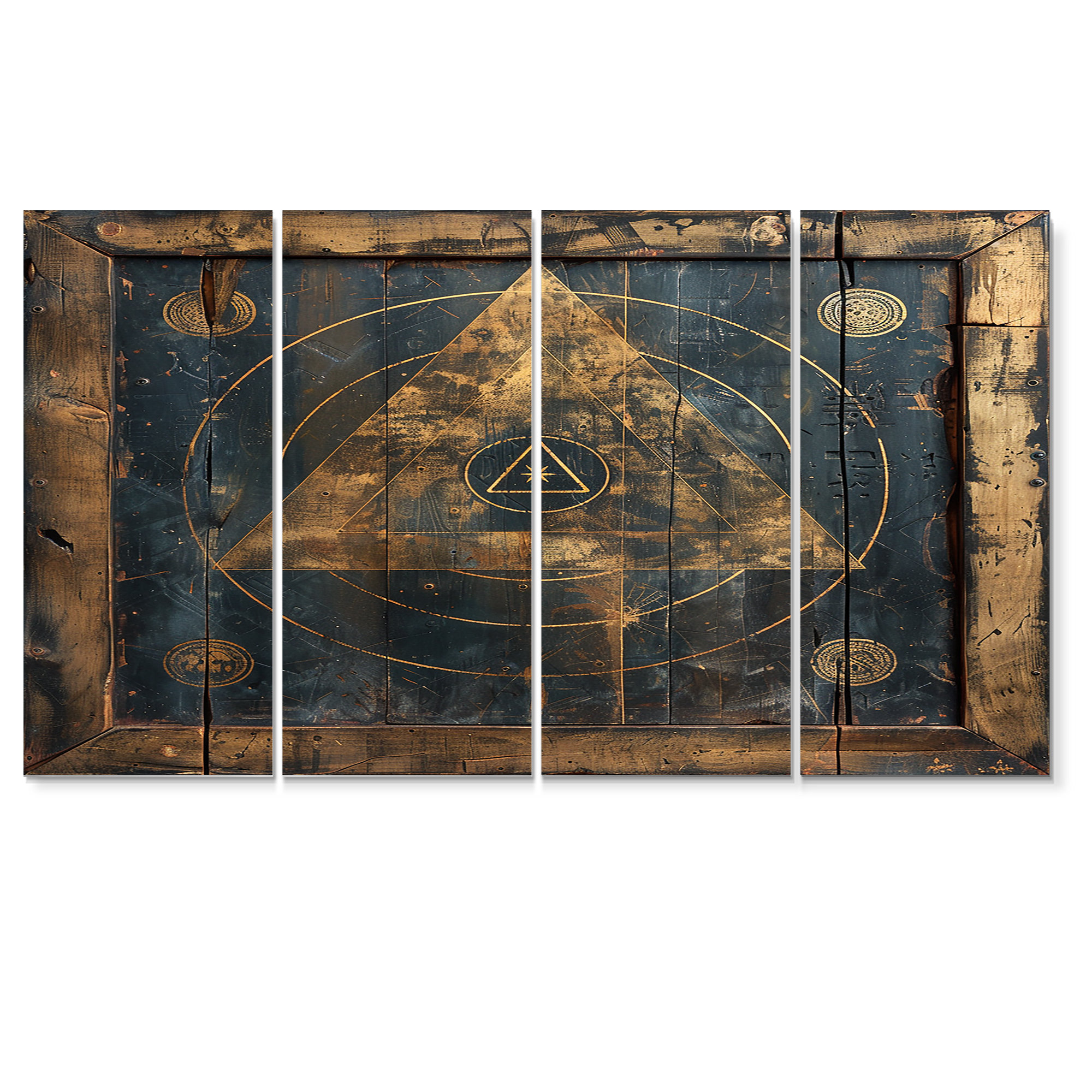 Trent Austin Design® Occult Triangle Esoteric Wisdom - Geometric Wall ...