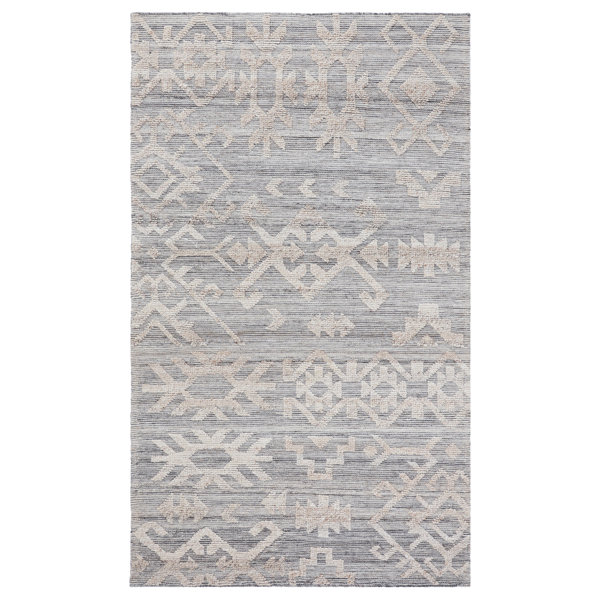 Villa by Classic HomeIndoor Outdoor Handwoven Grey Multi Area Rug ...
