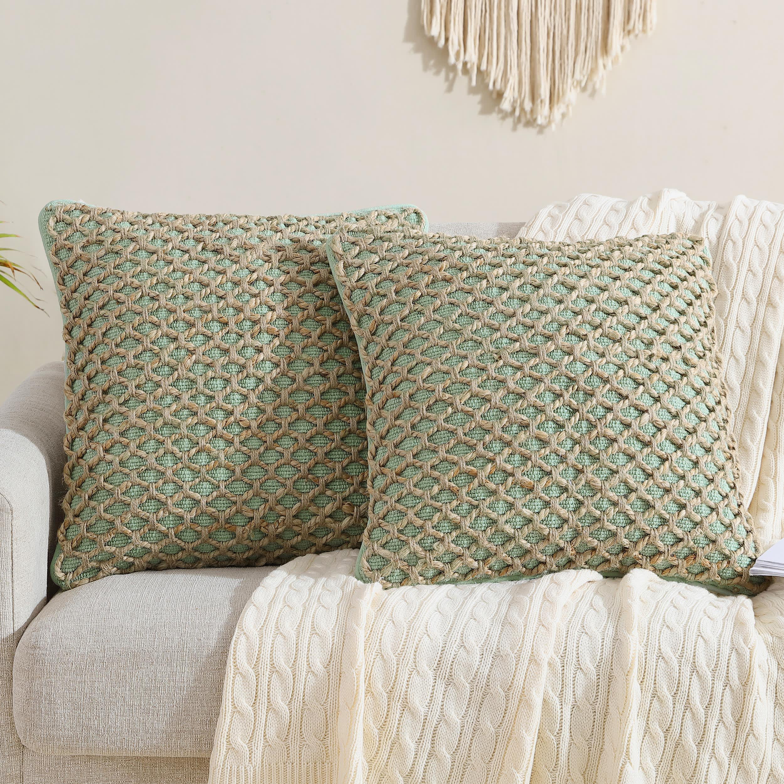 Boho Living Jada Decorative Pillow Collection Living Cotton Blend ...