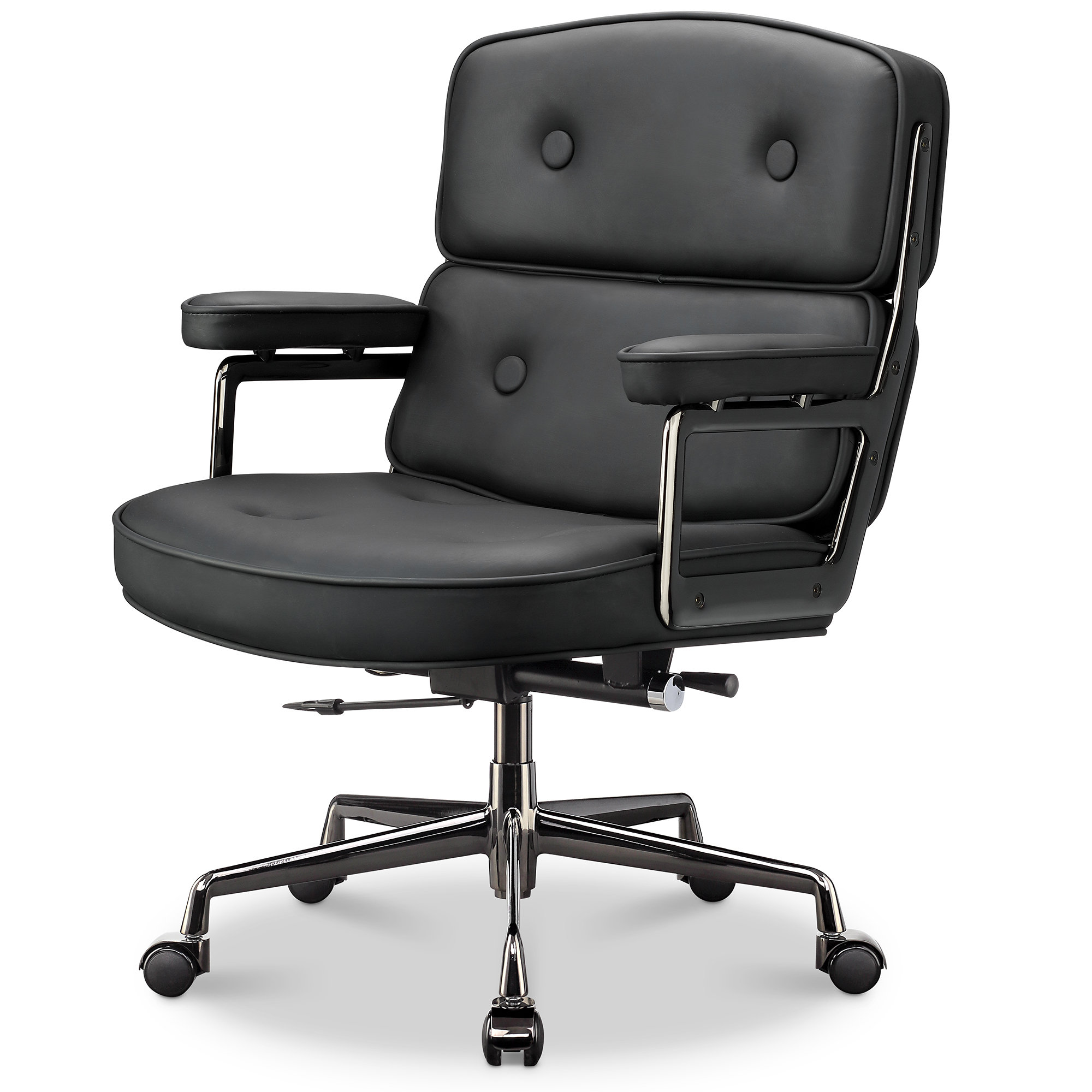 Hokku Designs Lobby Chair with Lumbar Support Ergonomic Mid-Back ...