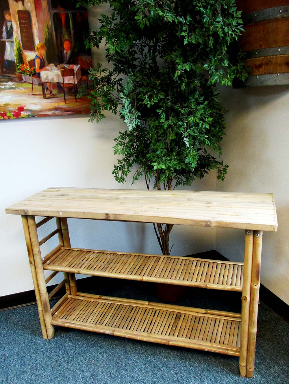 MGP Bamboo Console Table, 48"L X 30"H X 15"W | Wayfair