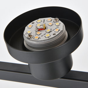 Breakwater Bay 6-Light Black Bathroom Light Fixtures, Built-In LED ...