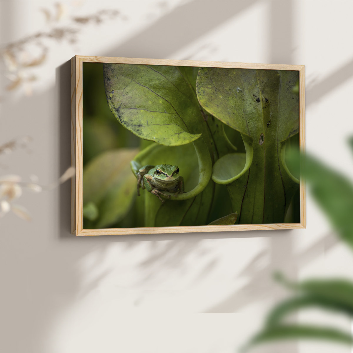 Ebern Designs Arboreal Refuge -Framed Print - Restickable | Wayfair