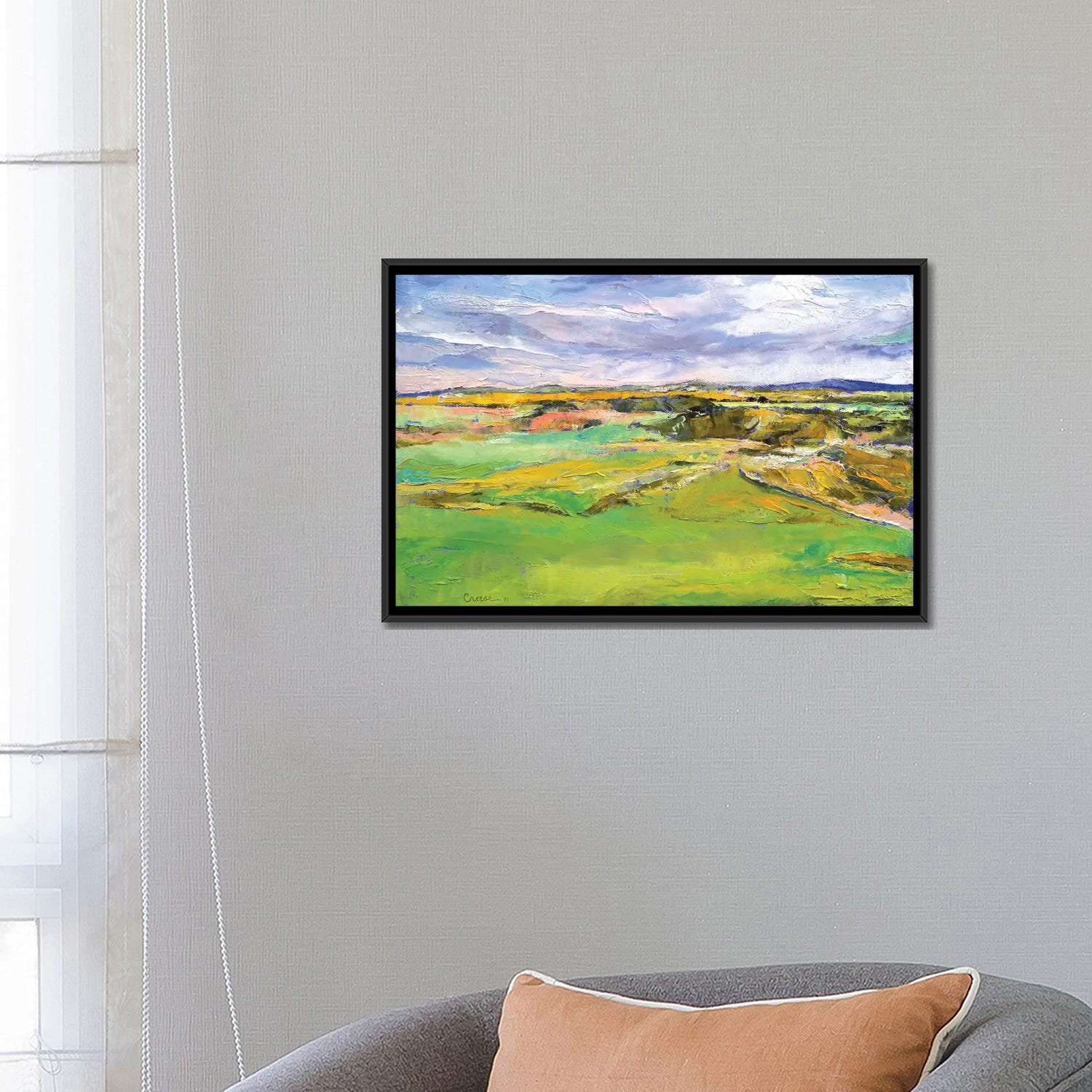 East Urban Home 'Scottish Lowlands' Painting Print on Canvas - Wayfair ...