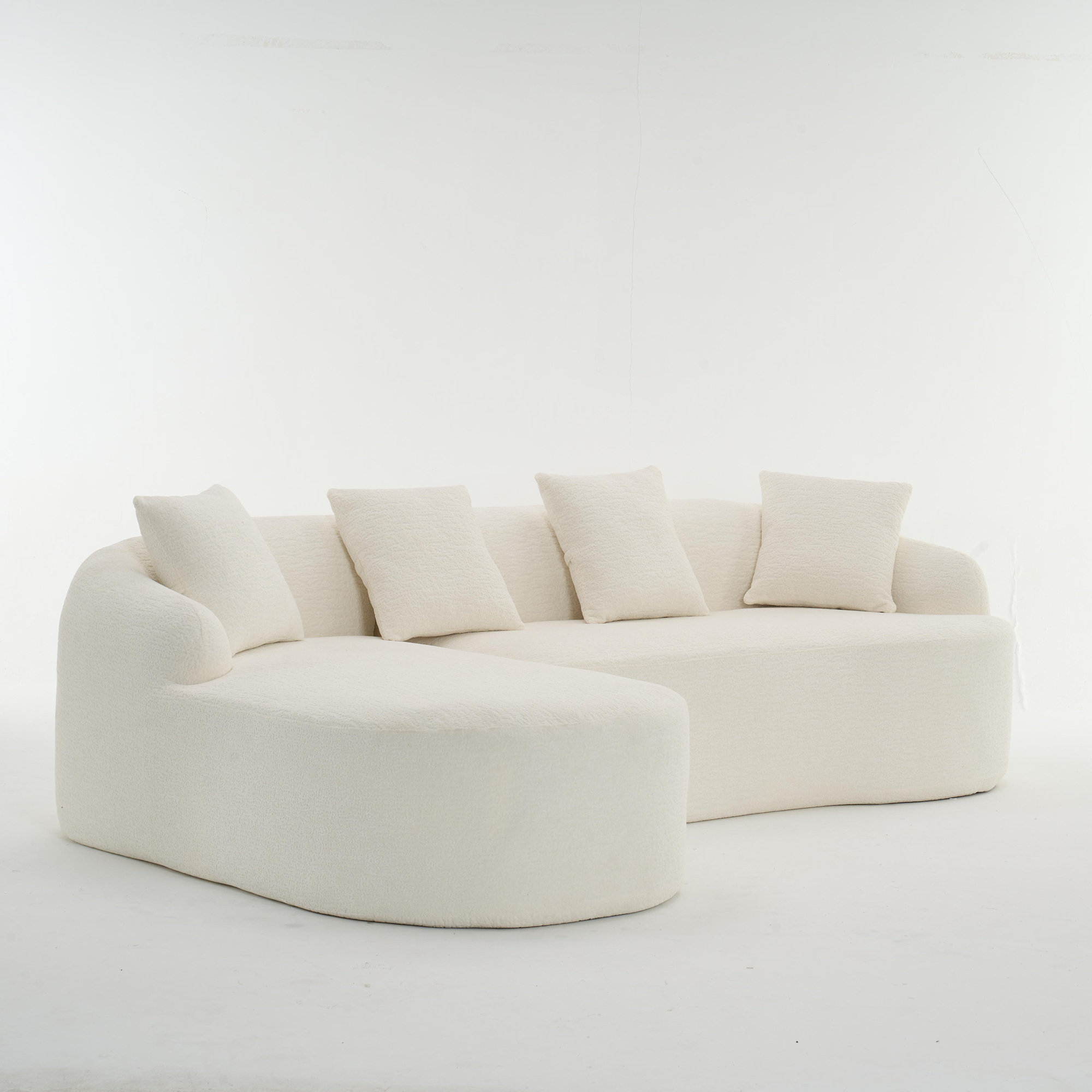 Orren Ellis Combining chaise longue with 3-seater - Wayfair Canada