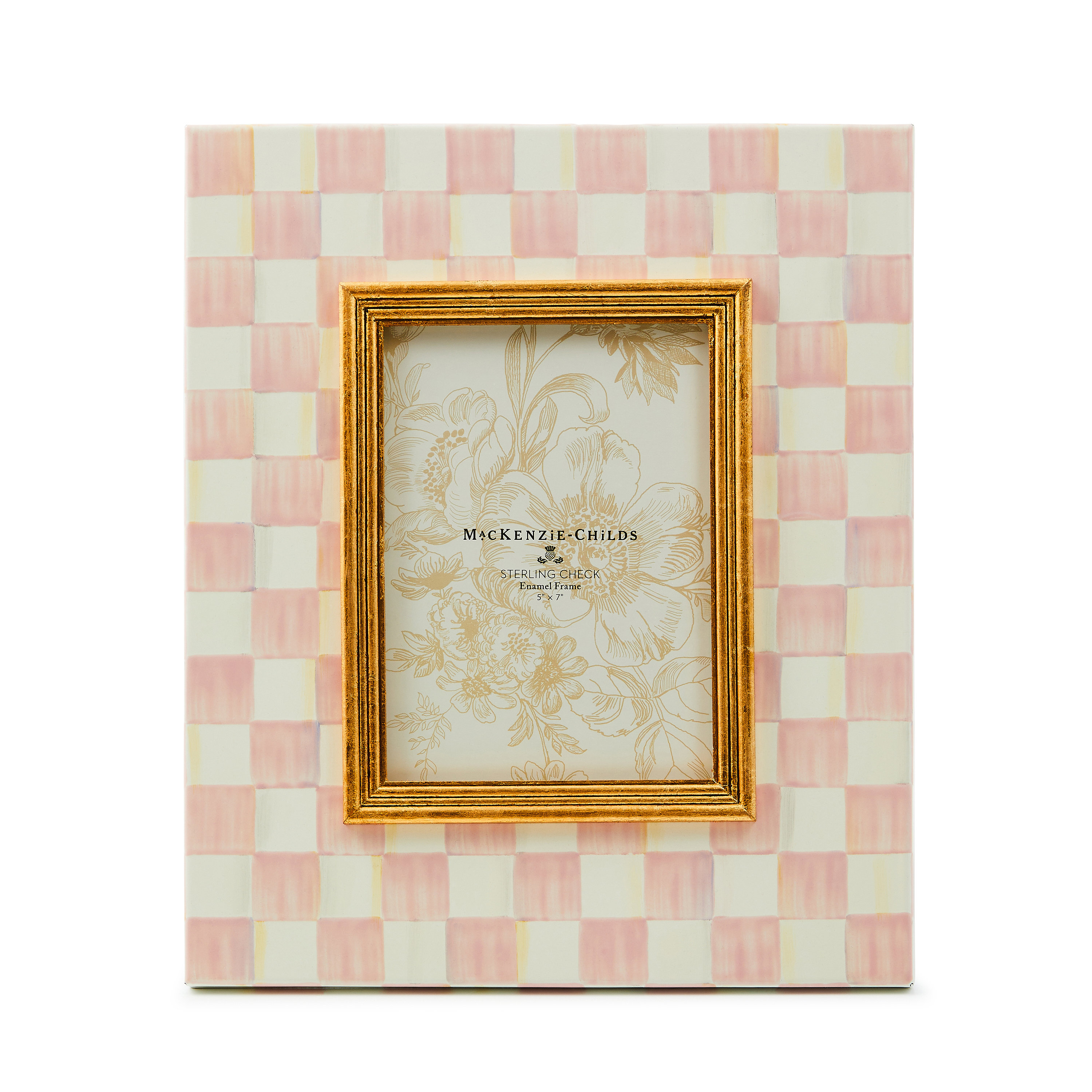 MacKenzie-Childs Rosy Check Frame | Wayfair