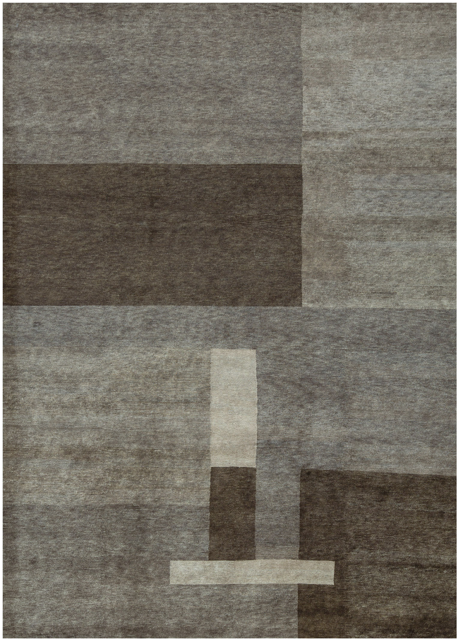Bokara Rug Co., Inc. Hand-Knotted High-Quality Brown and Multi-Colored ...