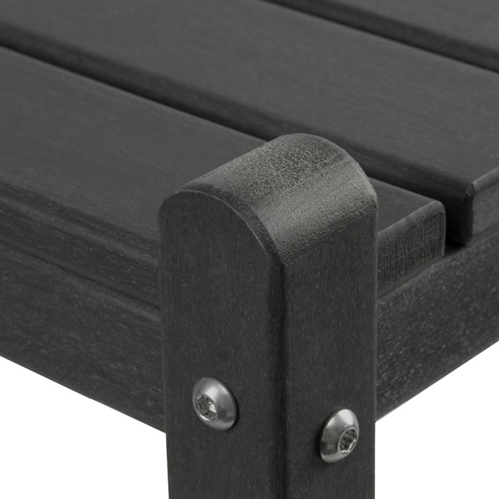 Winston Porter Mkiyah Square 18.45'' L x 18.45'' W Outdoor Side Table ...