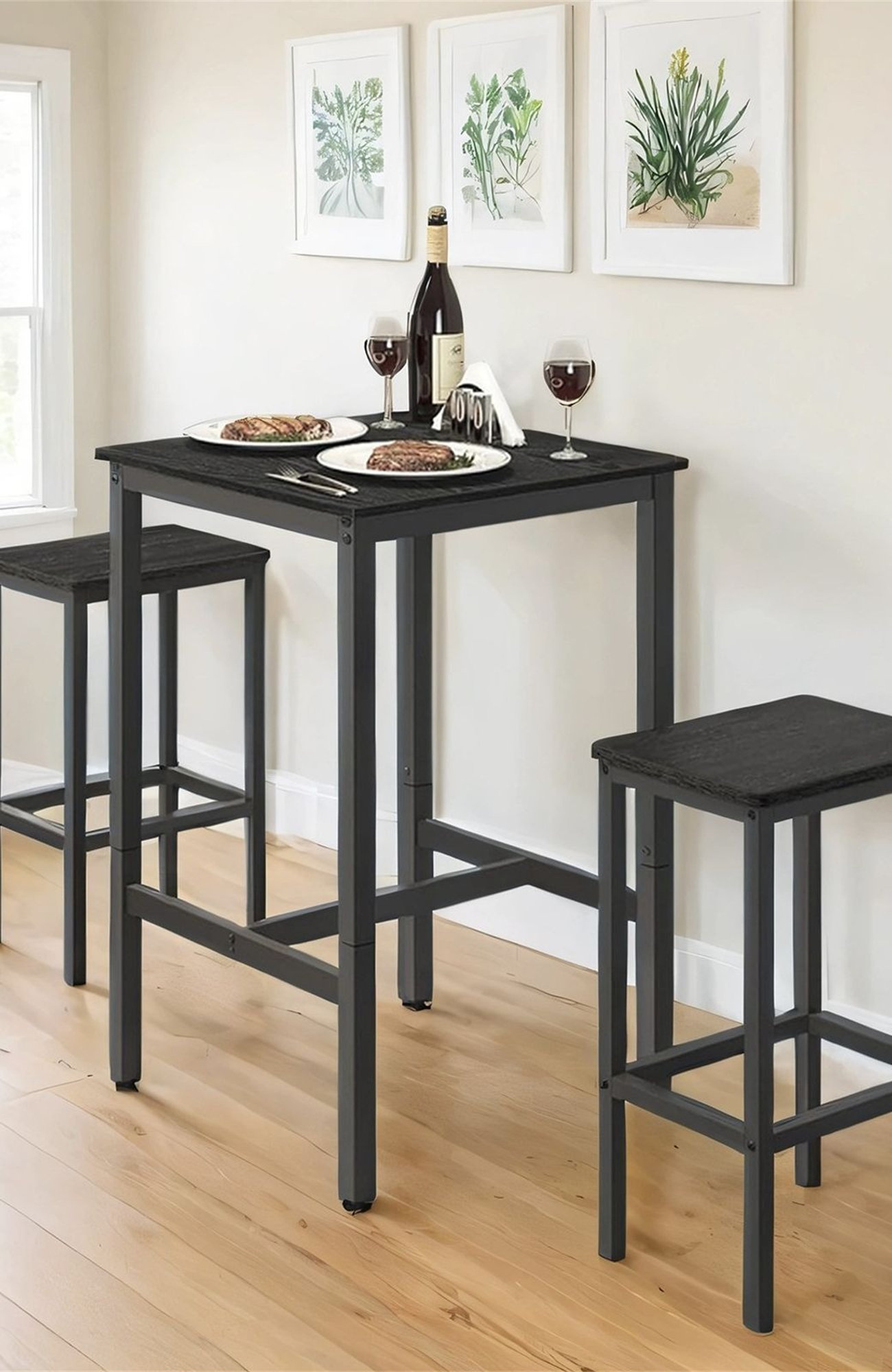 17 Stories Bar Table, Tall Kitchen Table For Breakfast, Dining Room ...