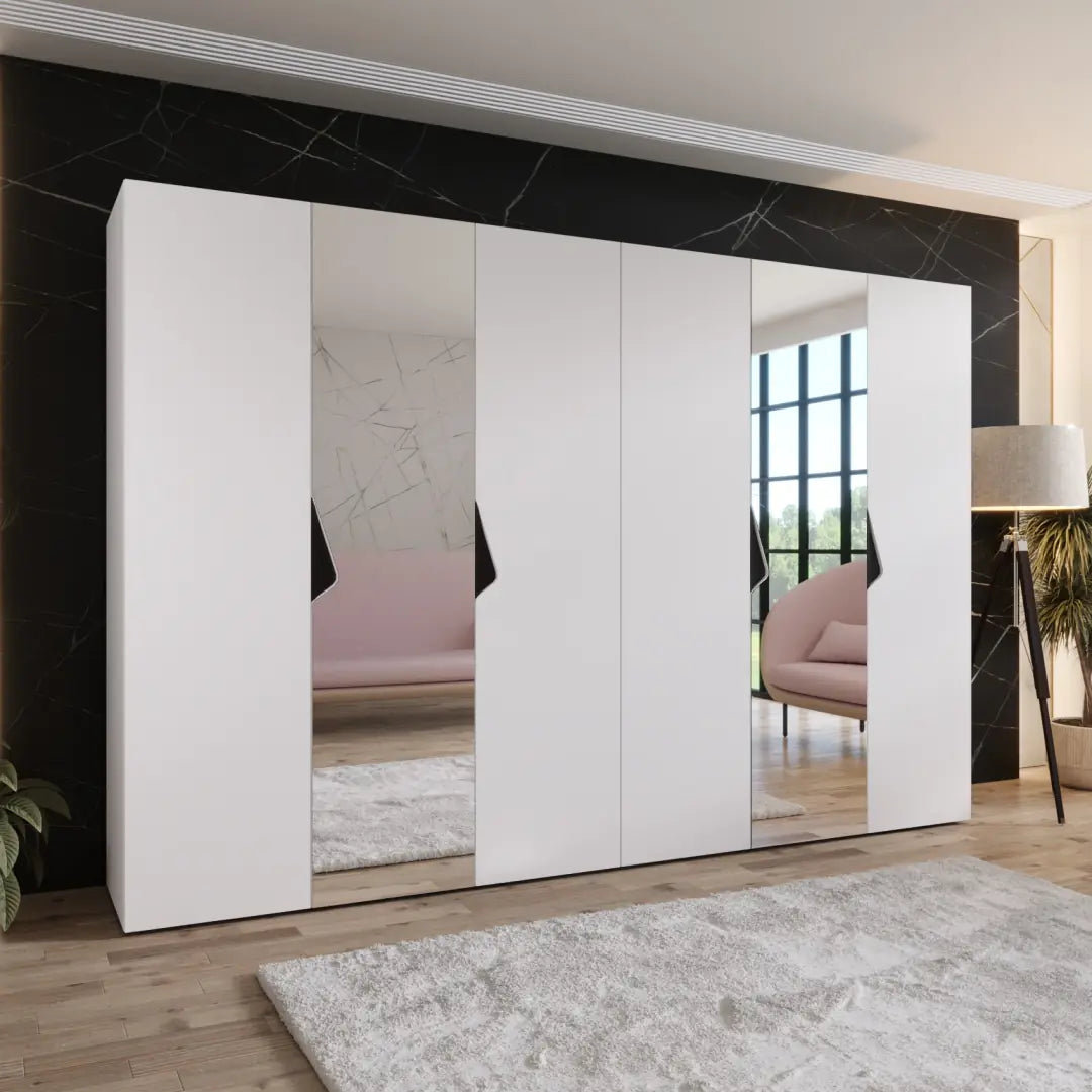 17 Stories Sandi II 300cm Hinged Door Wardrobe – Gentle, Spacious ...