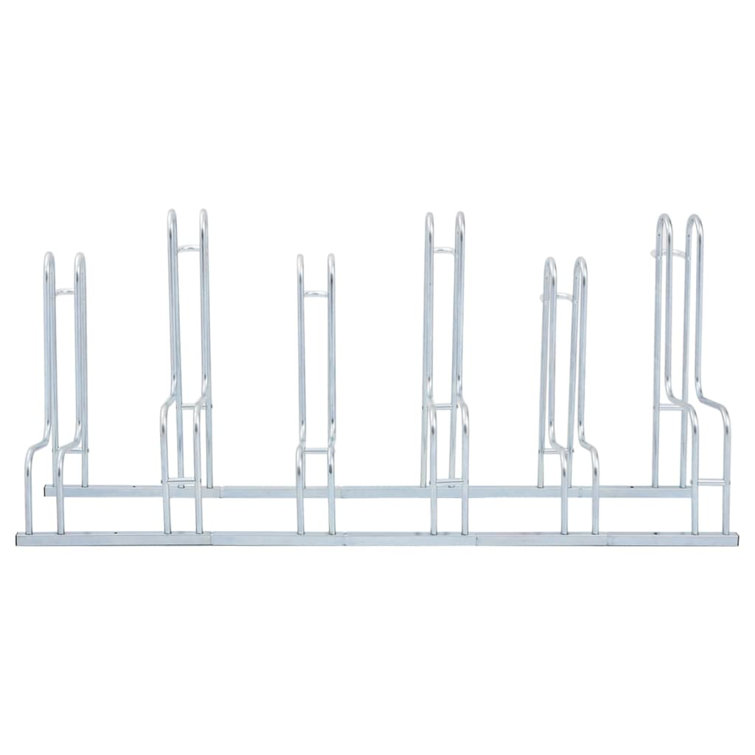 Arlmont & Co. Syeisha Galvanized Steel Bike Rack | Wayfair