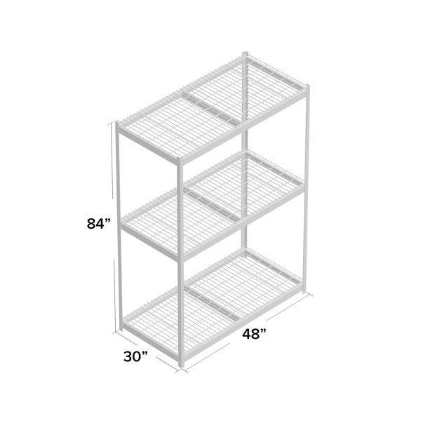 Hallowell Rivetwell Shelving Unit | Wayfair