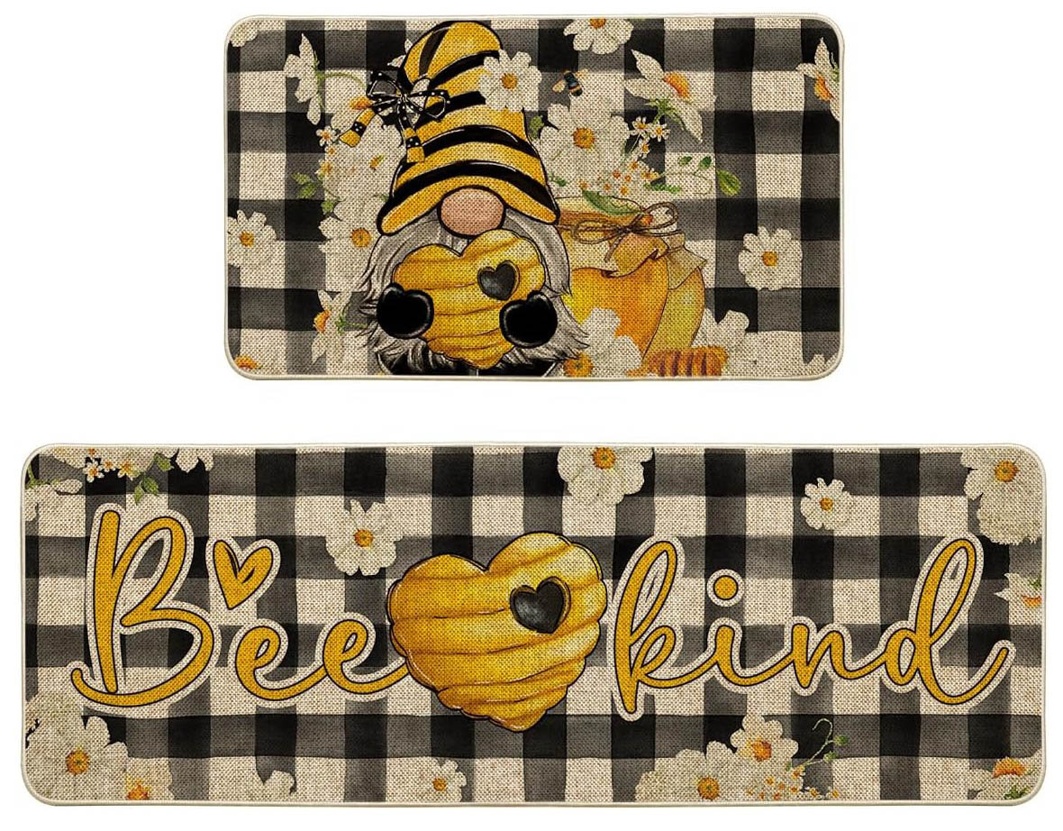 Rosalind Wheeler Summer Kitchen Mats Set of 2 | Wayfair