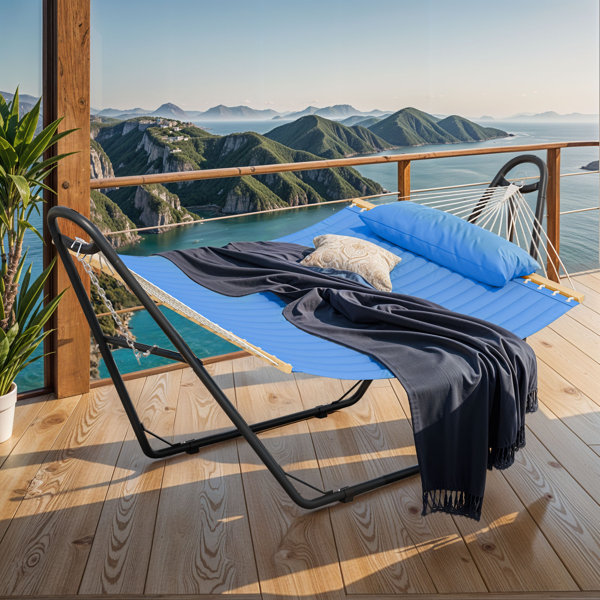 Arlmont & Co. Taino 1 Person Classic Hammock with Stand | Wayfair