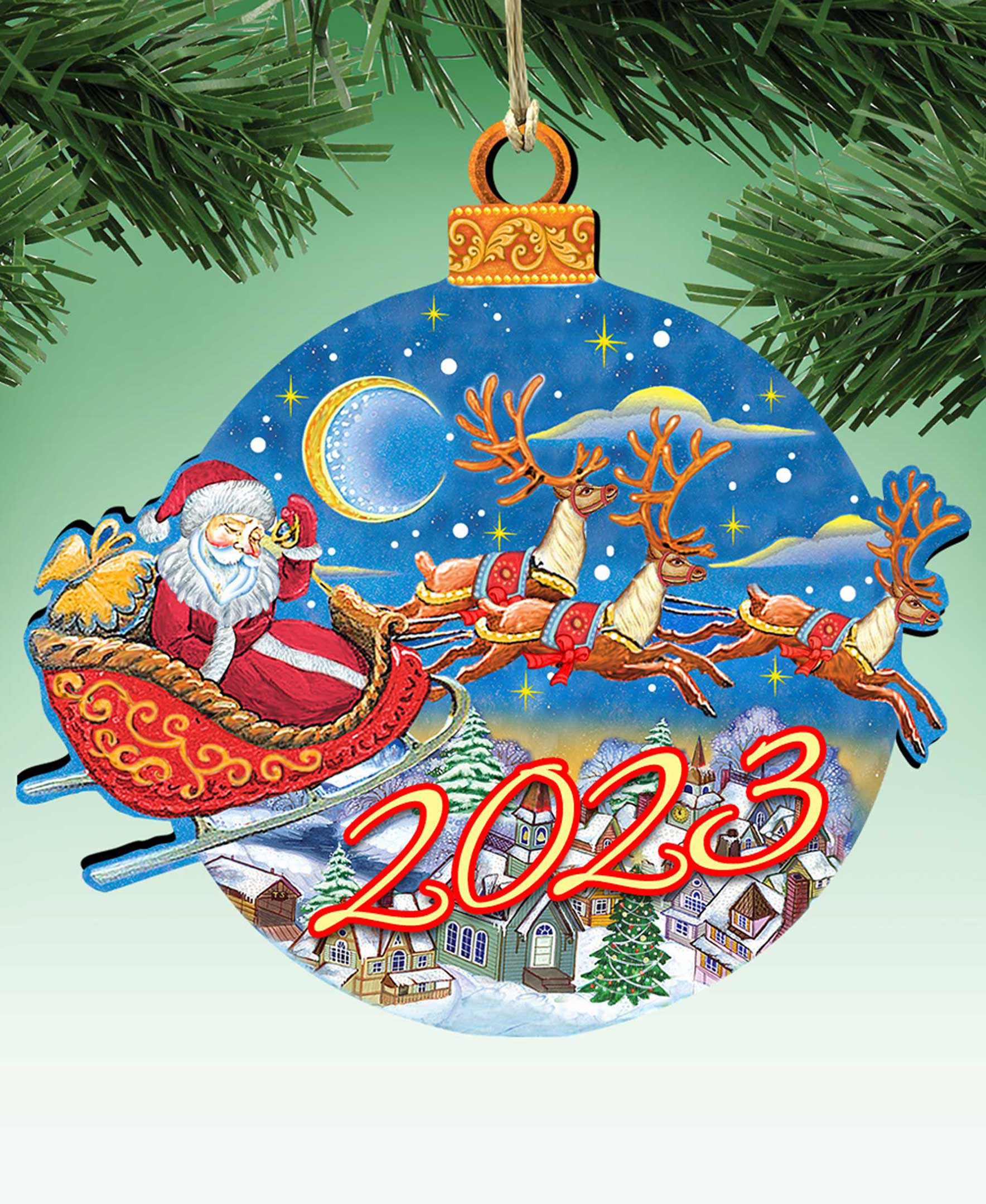 2023 Dated Christmas Ornaments