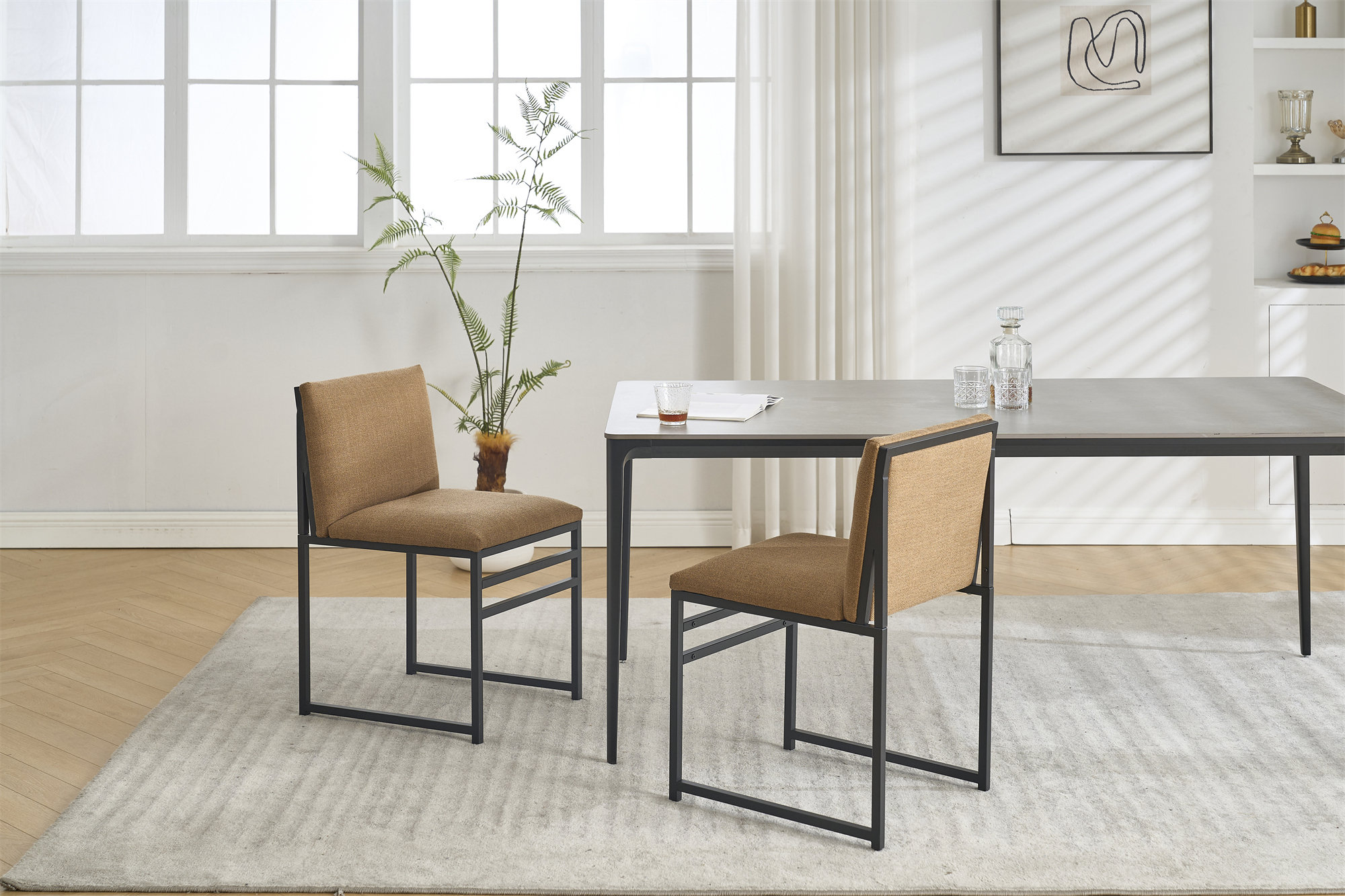 17 Stories Modern Dining Chairs Set Of 2 Only Chairs, Not Including ...