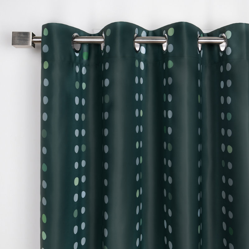 Latitude Run® Brayshaun Polyester Room Darkening Curtain Pair | Wayfair