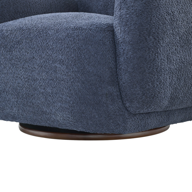 Latitude Run® Jarisa 35" W 360 degree Swivel Barrel Chair Accent chair ...