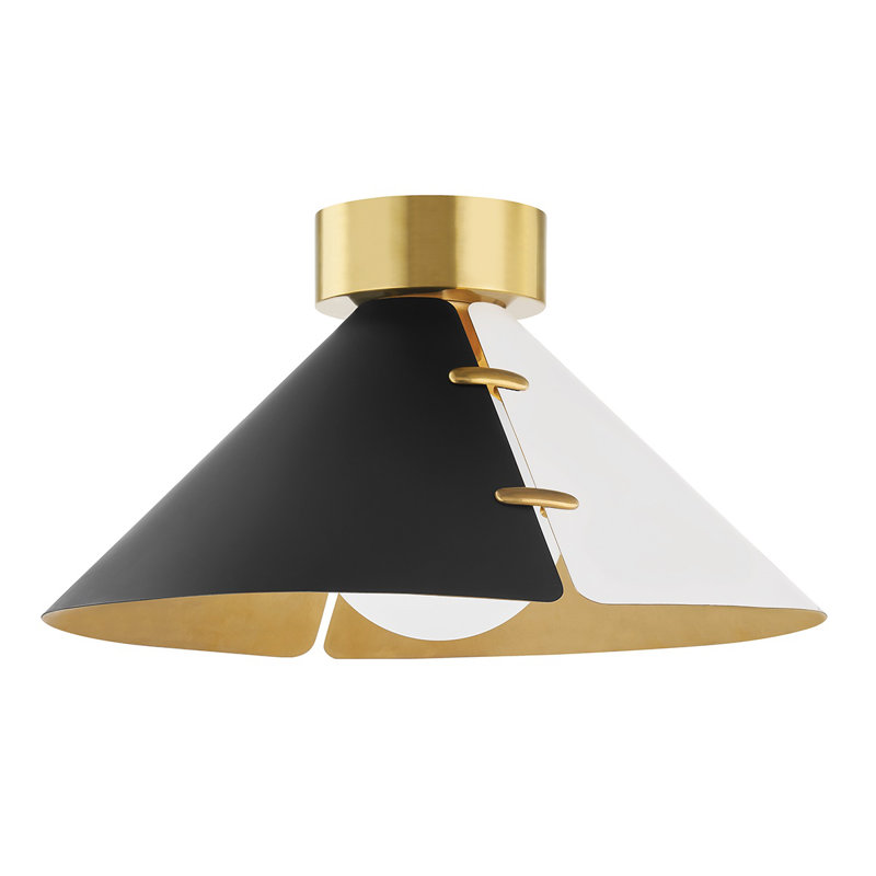 Hudson Valley Split 1 - Light Unique/Statement Cone Flush Mount | Perigold
