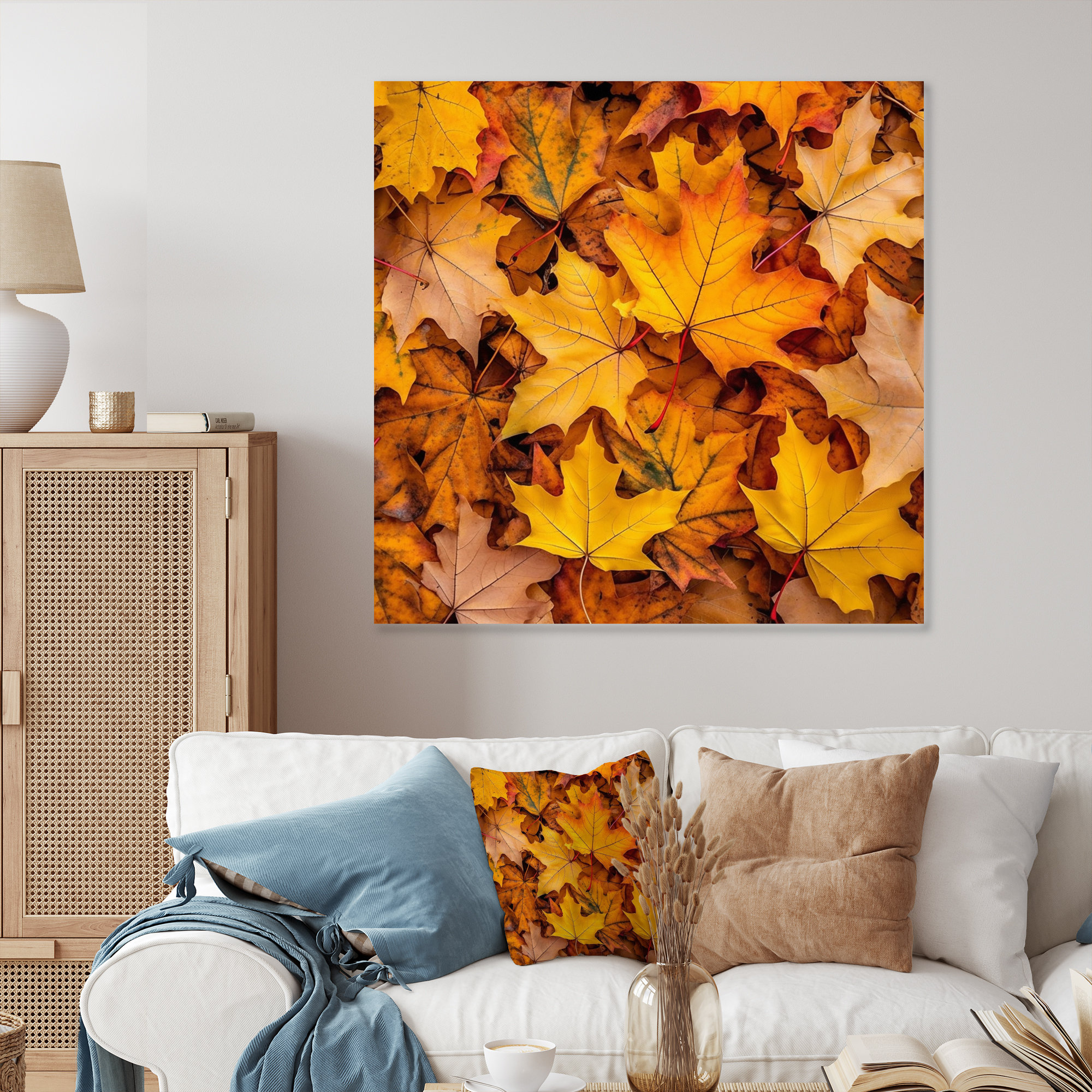 Winston Porter Canadian Mapple Tree Leaves I - Canadian Metal Wall ...
