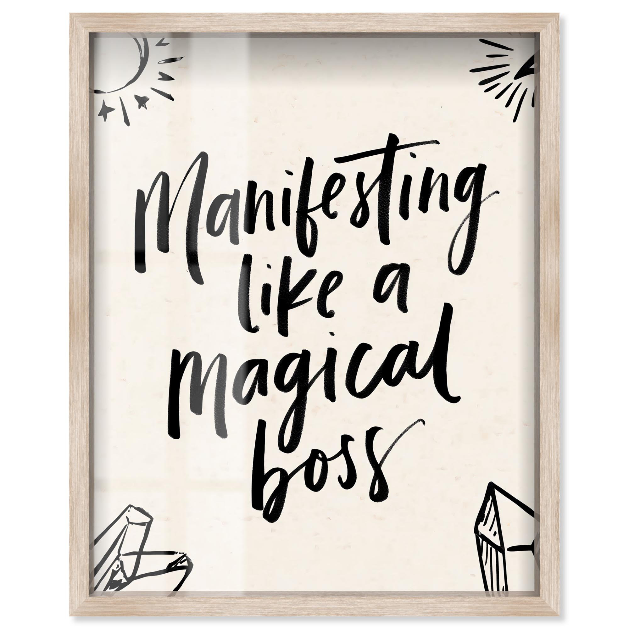 Art Remedy Magical Intentions Shadowbox Print Quotes Art Prints by Art ...