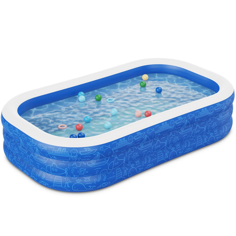 Sable 1.67' x 7.67' x 4.67' Plastic Inflatable Pool & Reviews | Wayfair