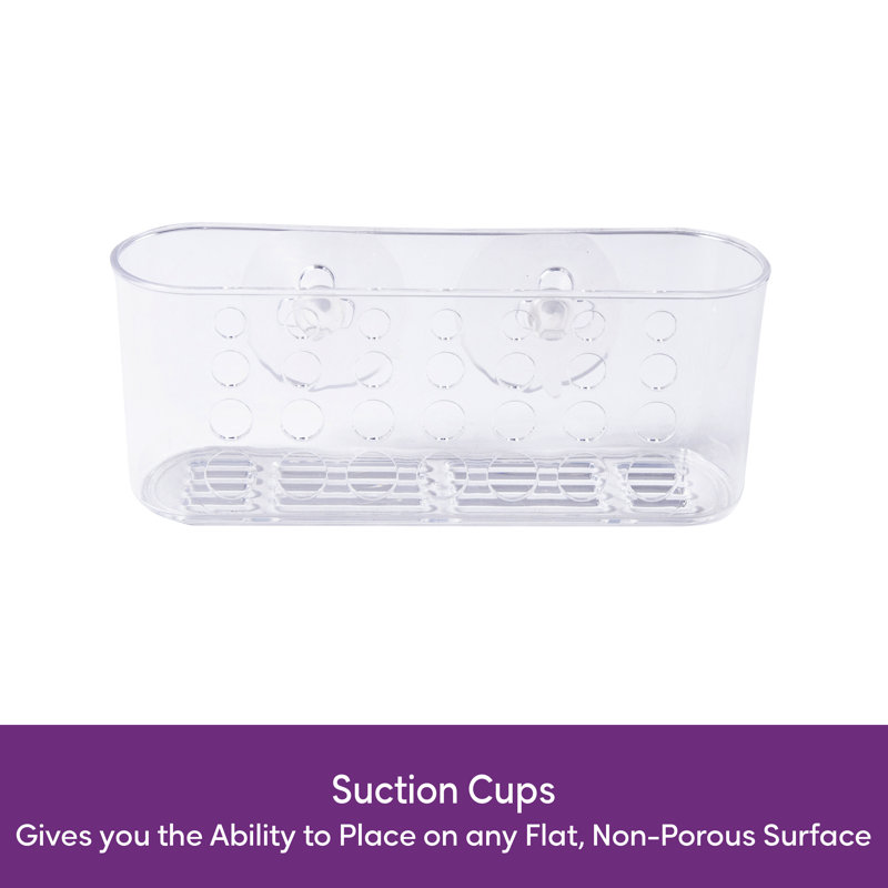 Wayfair Basics® Buschwick Plastic Suction Cup Basket Caddy & Reviews ...