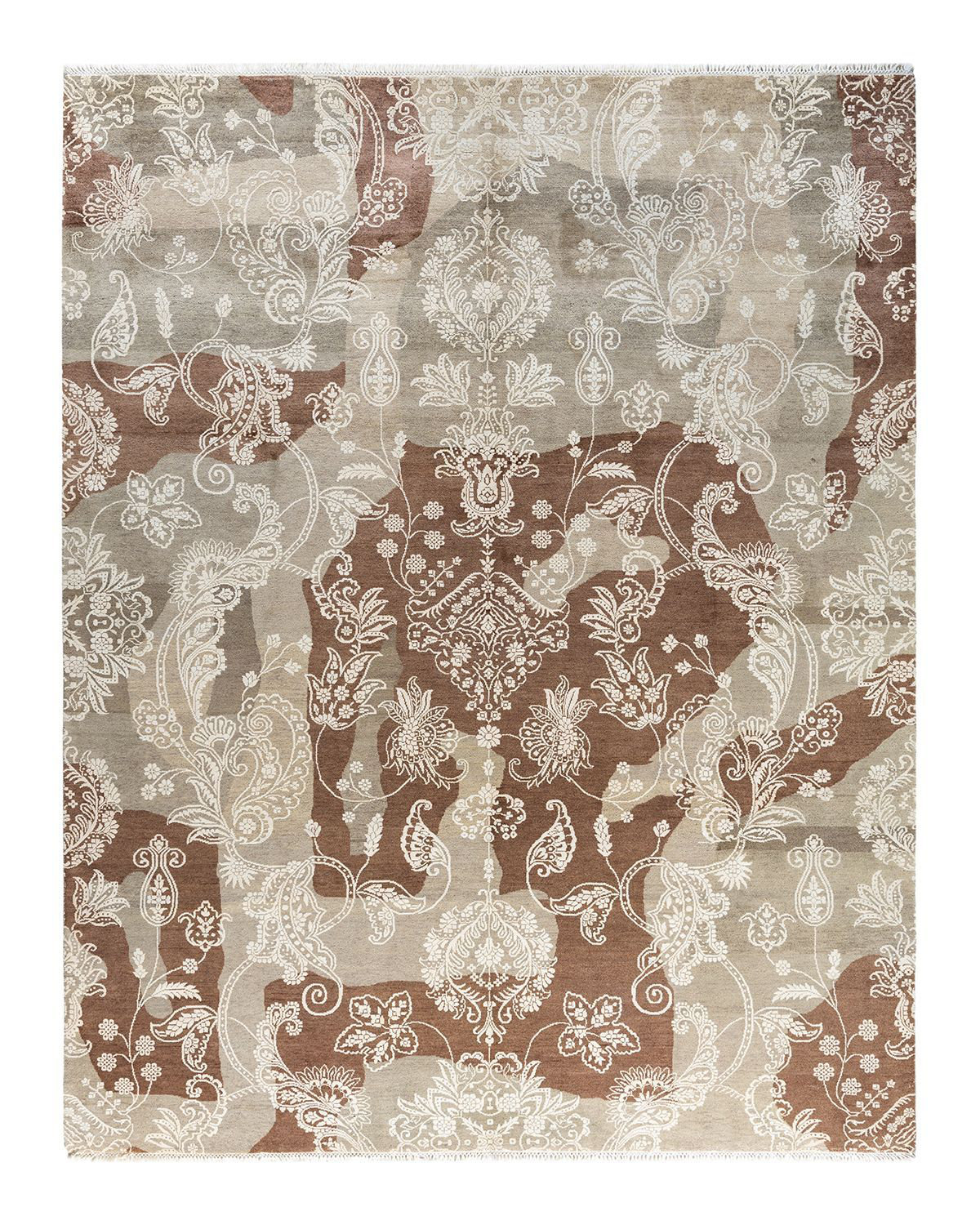 Isabelline Makenley One-of-a-Kind Hand-Knotted Area Rug - Brown, 8' 2 ...