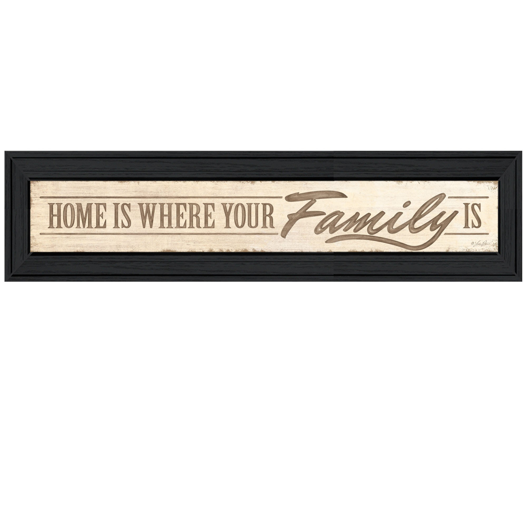 Trinx Home Is? Print Wall Art | Wayfair