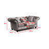 Latitude Vive Camaury Velvet Patchwork Sofa & Reviews | Wayfair.co.uk