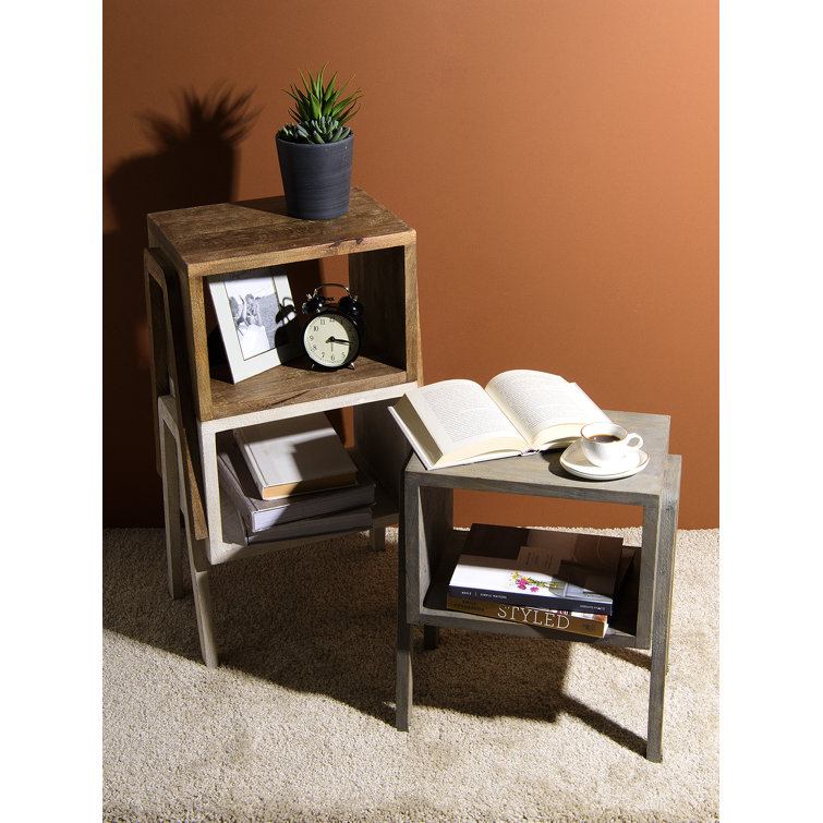 Wrought Studio Oakhaven Solid Wood End Table & Reviews | Wayfair