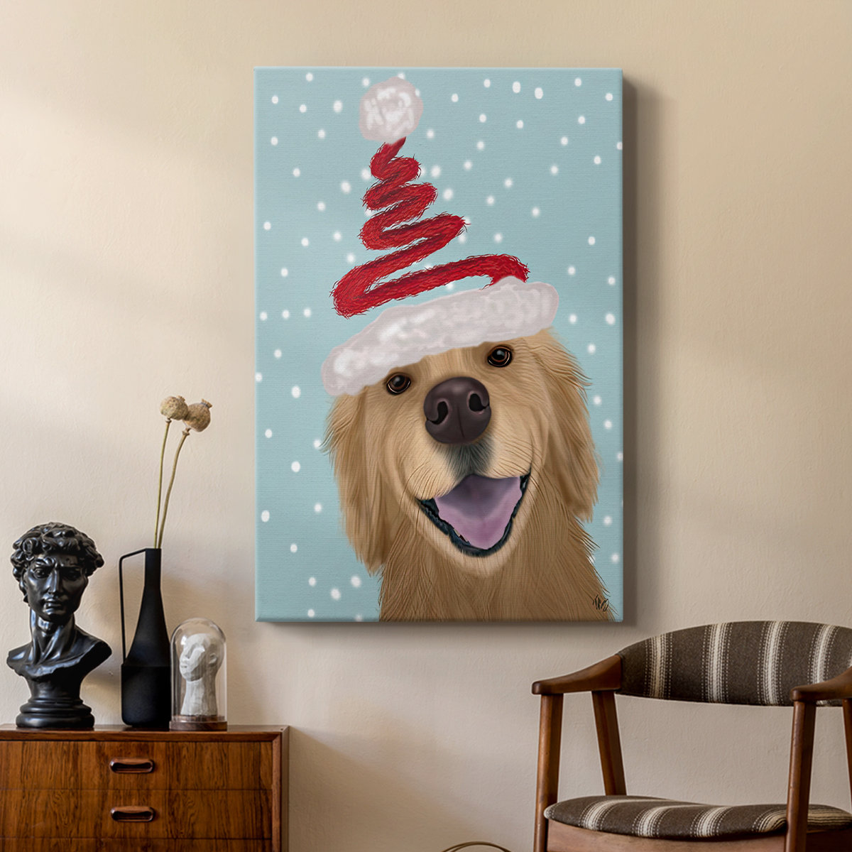 Ophelia & Co. Christmas Golden Retriever and Spring Santa Hat -Custom ...