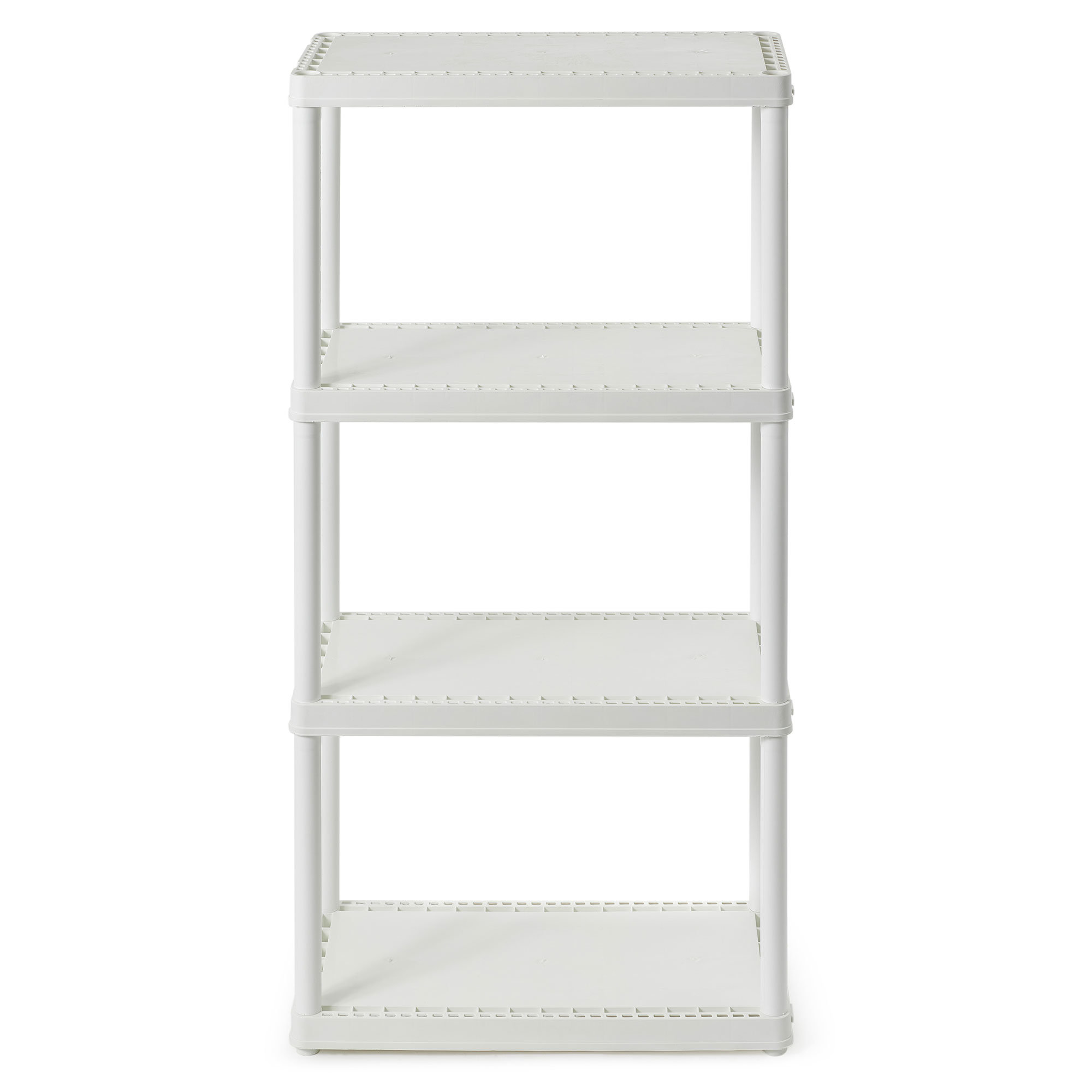 Gracious Living Storage Gracious Living 4 Shelf Fixed Height Solid ...