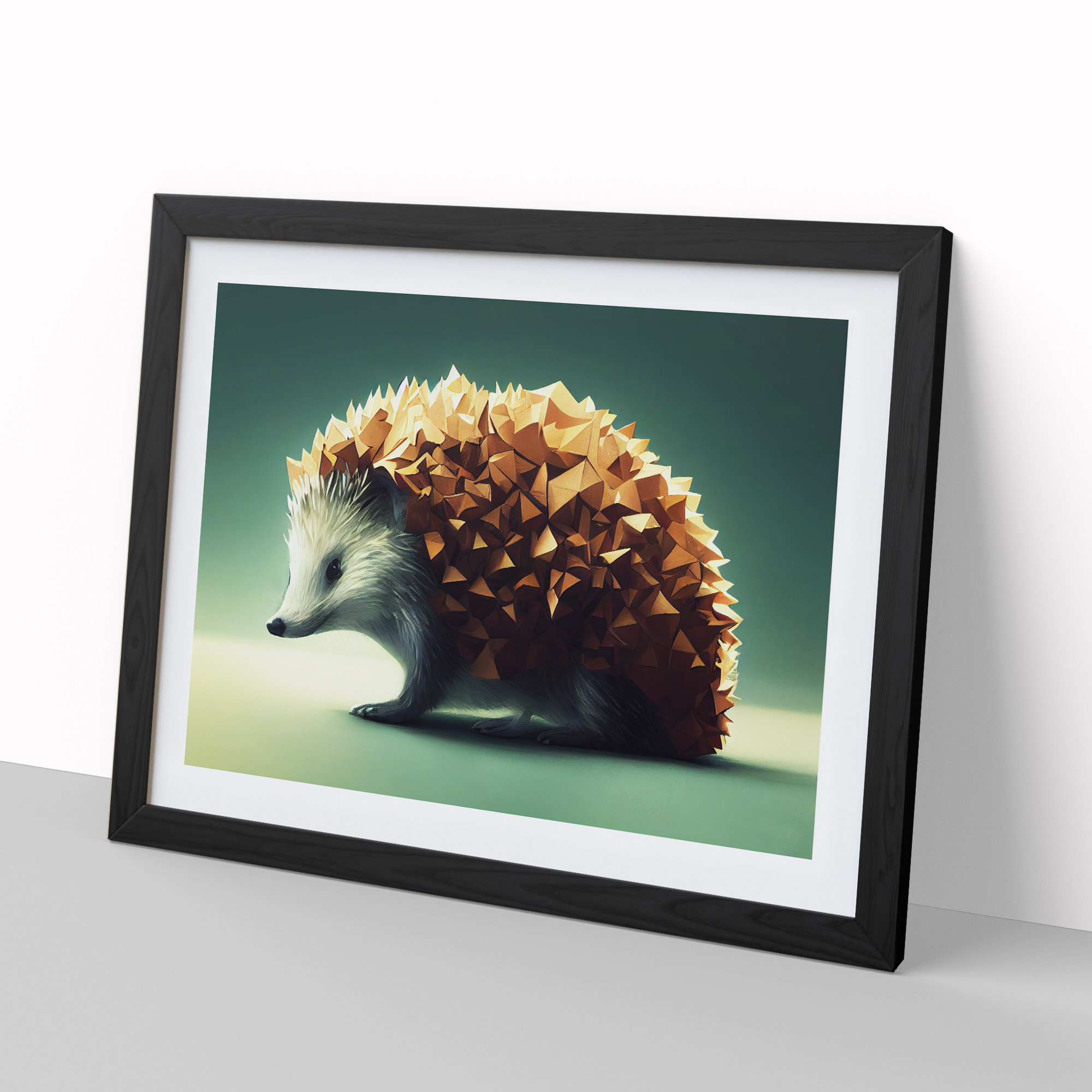 Alpen Home Modern Hedgehog - Picture Frame Graphic Art | Wayfair.co.uk