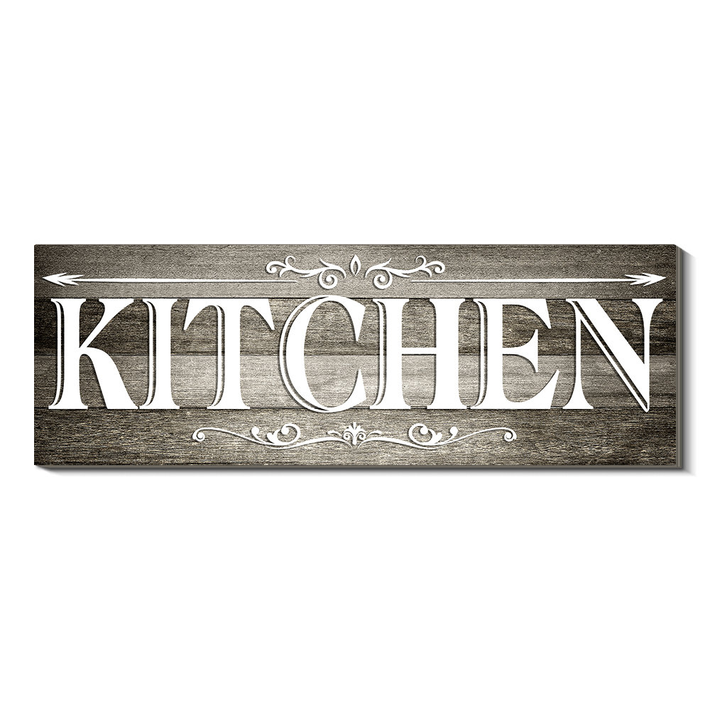 Rosalind Wheeler Kitchen Wall Sign Textual Art Wall Plaque Kitchen ...