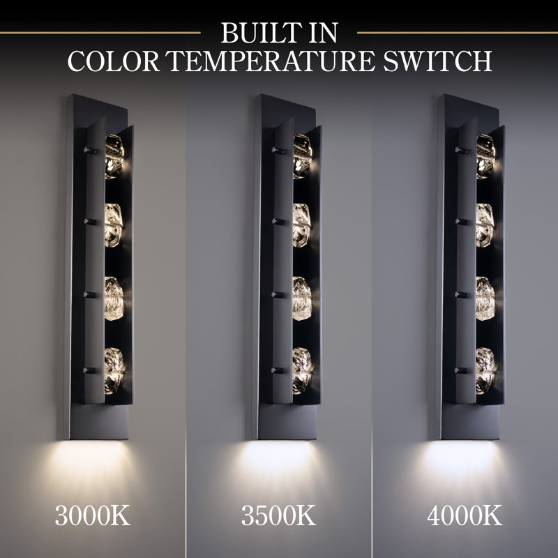 Schonbek Beyond Strata Stainless Steel LED Wall Light | Wayfair