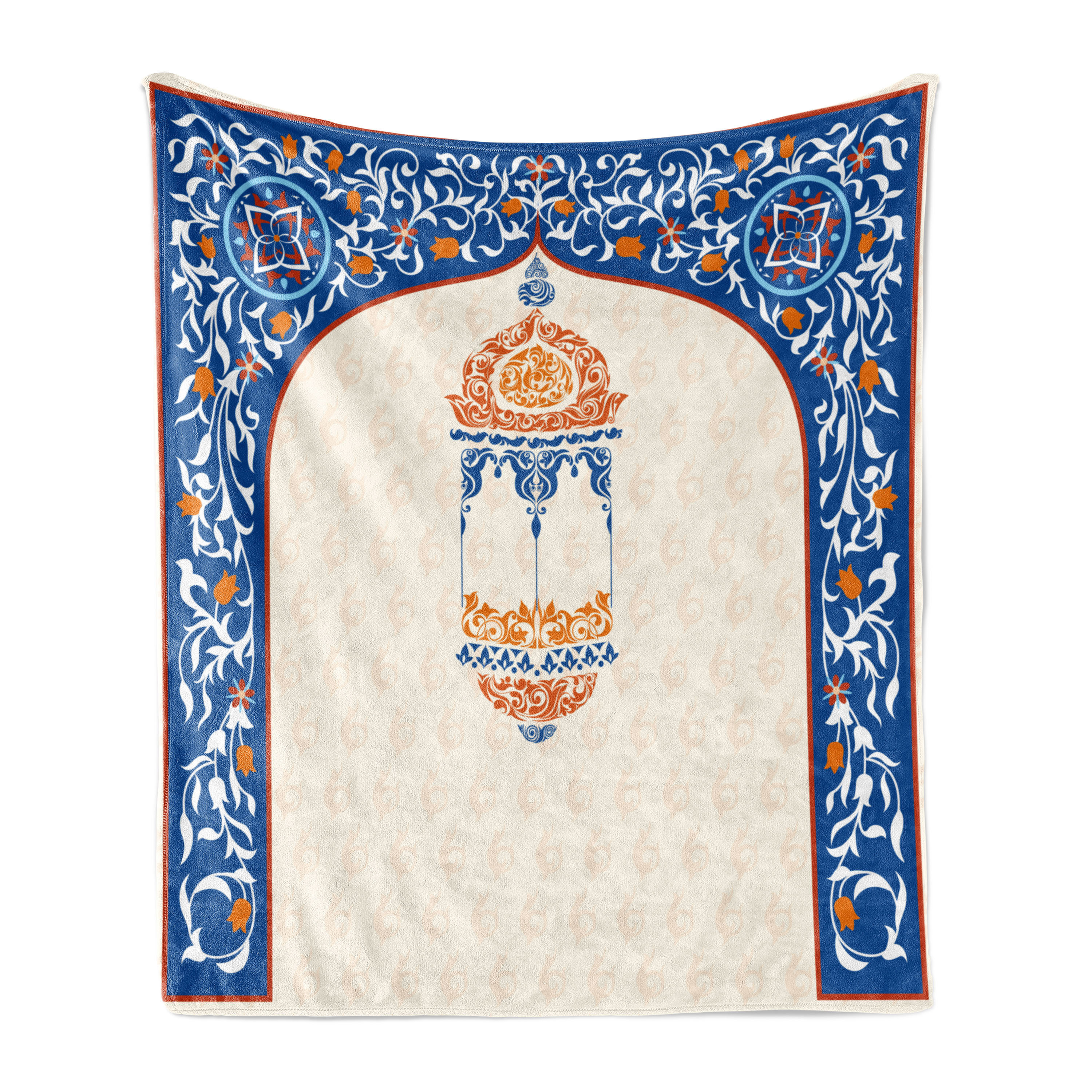 Ambesonne Ethnic Fleece Throw Blanket Folkloric Art Style Oriental 50 ...