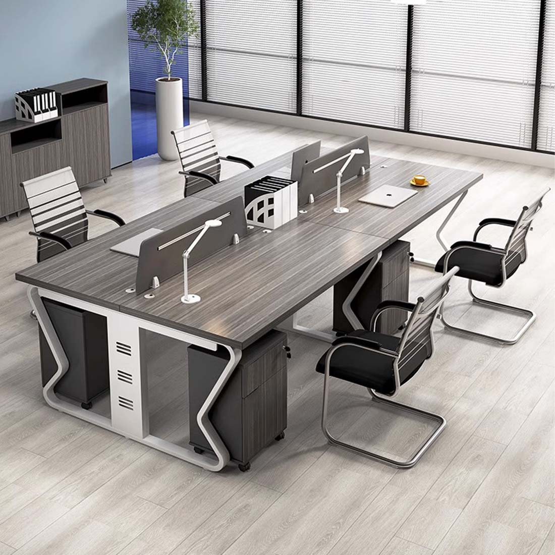 LINK NORTH Rectangle 1 Person Partition Desk - Wayfair Canada