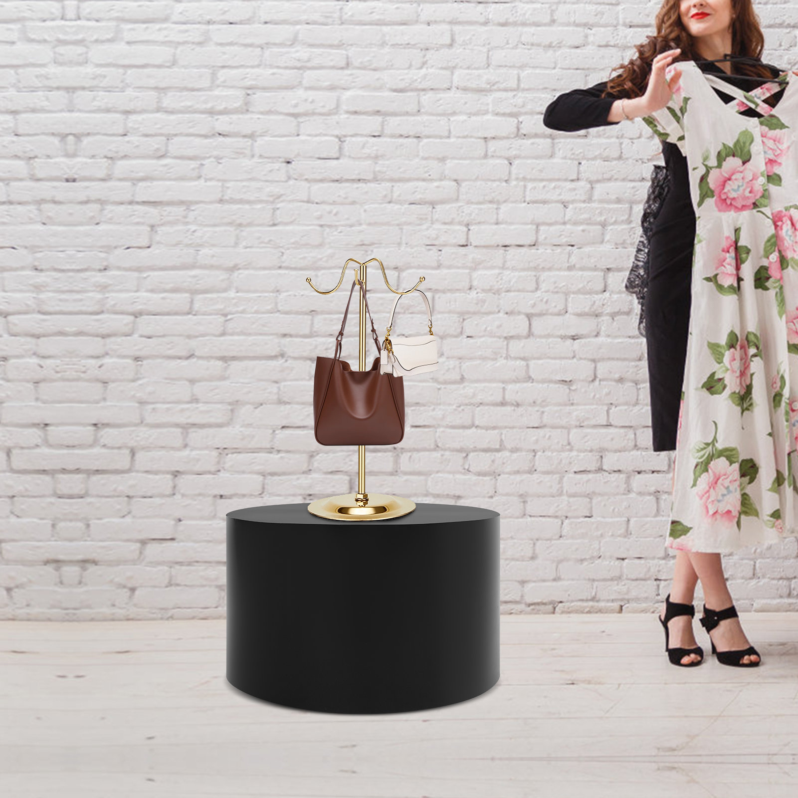 FRONG Round Display Pedestal Stand - Wayfair Canada