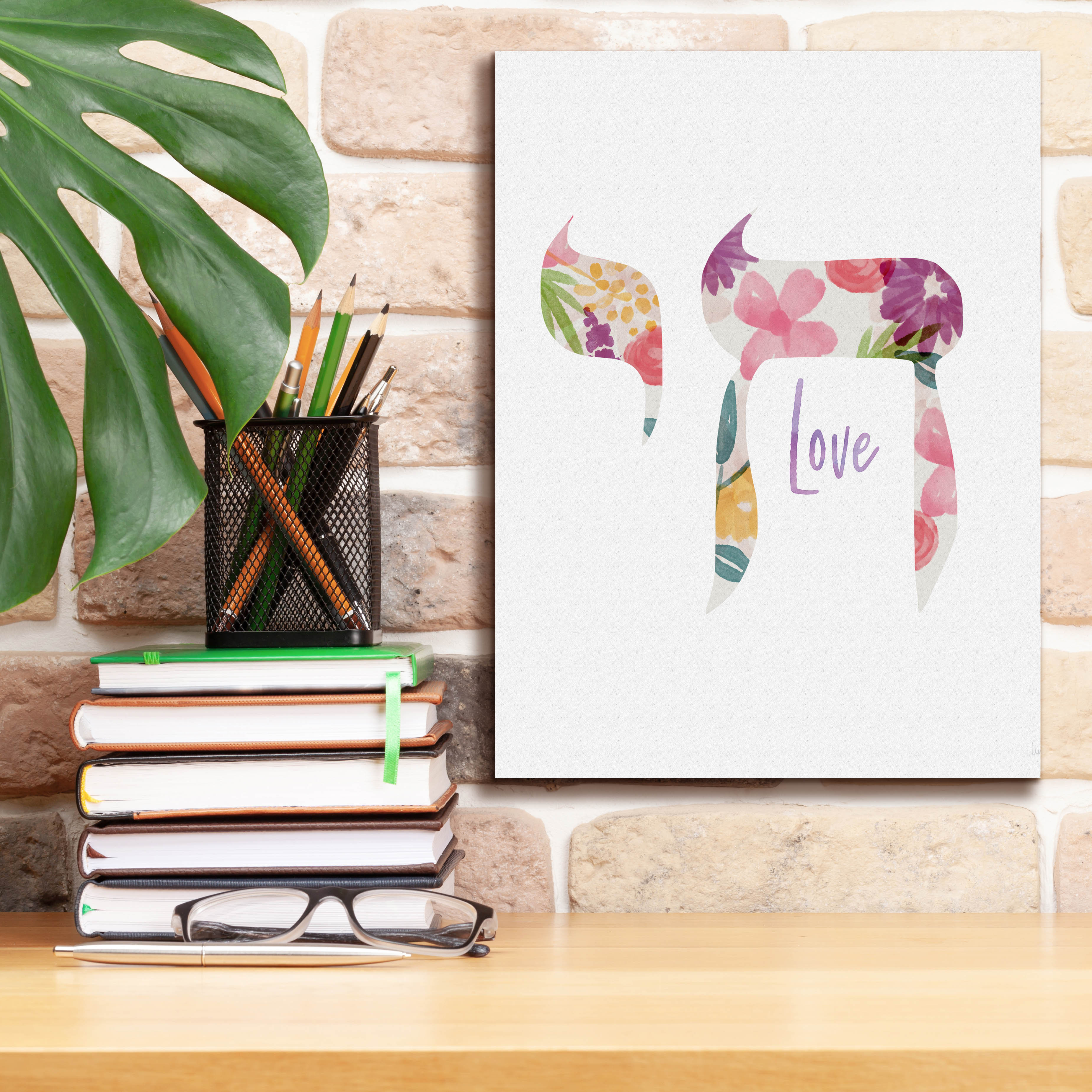 Winston Porter Love Chai' by Linda Woods Canvas Wall Art | Wayfair