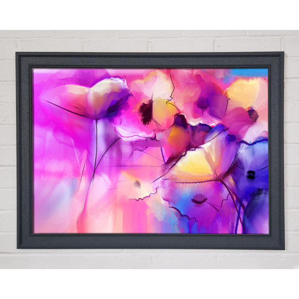 Rosalind Wheeler Pink Poppy Vision - Single Picture Frame Print ...