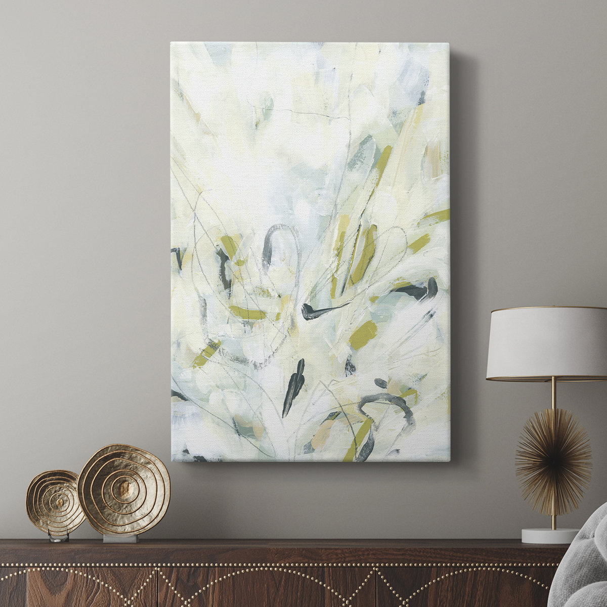 Wrought Studio™ Ice Scribe II -Custom Wrapped Gallery Cavas | Wayfair