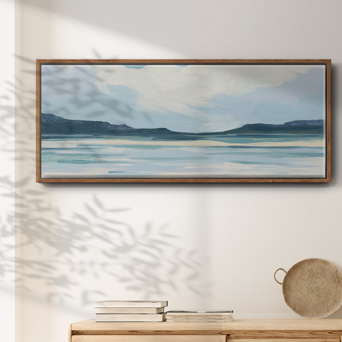 Wexford Home Cream Coastline II- Framed Canvas | Wayfair