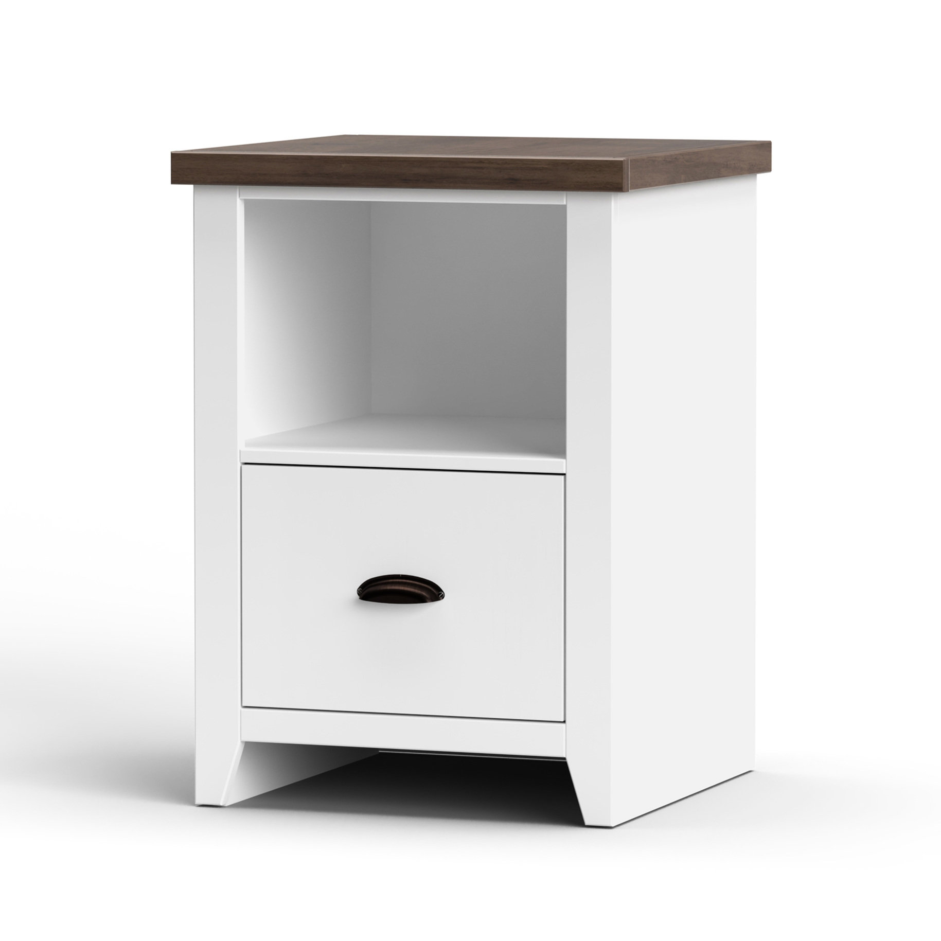 Inbox Zero Office File Cabinet, 22 Inch, Coastal Vibe, Jasmine ...