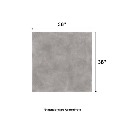 Encore Surfaces Ascot City 36" x 36" Concrete Look Italian Floor and ...