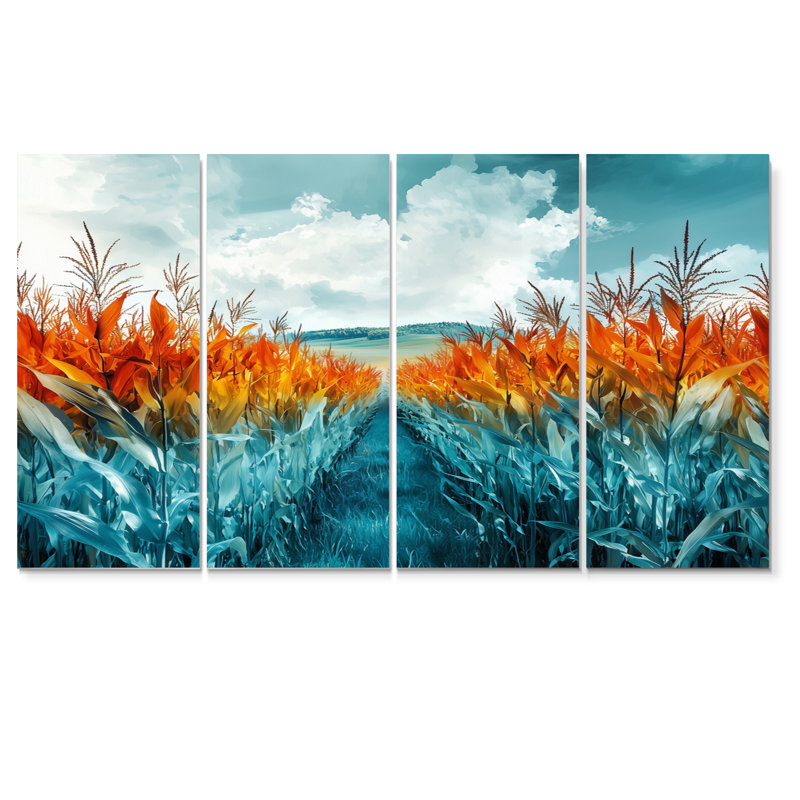 cornfield wall art