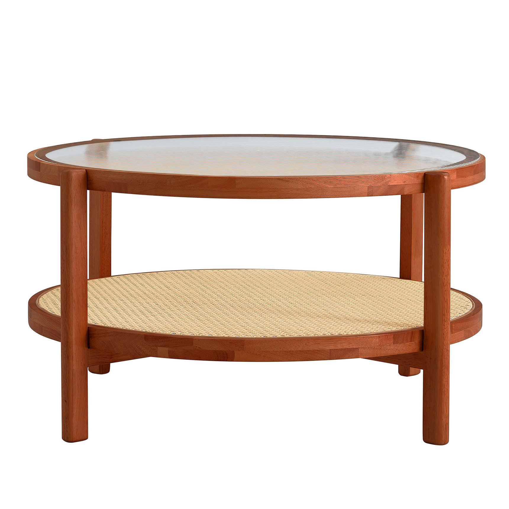 Bay Isle Home™ Modern Coffee Table, Solid Wood Structure With Craft ...